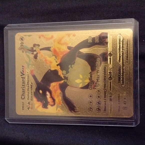 Pokemon | Toys | Pokemoncharizard Golden Vmax43 Ultra Rare Holographic ...